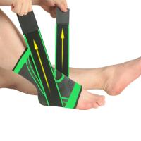 China Breathable Sport Adjustable Compression Ankle Support for Running Adjustable Design for sale