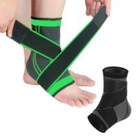 China Breathable Sport Adjustable Compression Ankle Support for Running Adjustable Design for sale