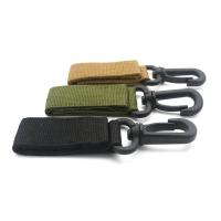 China Custom Polyester Keychain Lanyards Carabiner Key Holder Essential for Outdoor Camping for sale