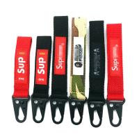 China Custom Polyester Wrist Strap Keychain Lanyard Nylon Keyring Strap 30 Day Refund Policy for sale