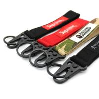 China Custom Polyester Wrist Strap Keychain Lanyard Nylon Keyring Strap 30 Day Refund Policy for sale