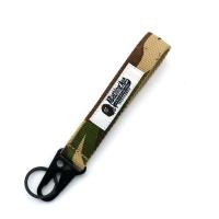 China Custom Polyester Wrist Strap Keychain Lanyard Nylon Keyring Strap 30 Day Refund Policy for sale
