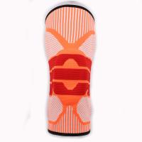 China Sport Nylon Silicone Knee Pad Compression Knee Support Brace for Basketball Protection for sale