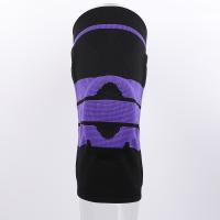 China Sport Nylon Silicone Knee Pad Compression Knee Support Brace for Basketball Protection for sale