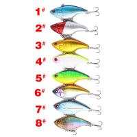 China 3D Eye Artificial Bait 6 Hook Minnow Fishing Lures Hard Plastic Swim Baits for Anglers for sale