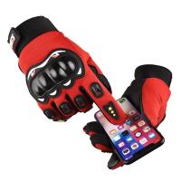China Adults Outdoor Full Finger Motorcycle Glove Custom Anti-Slip Leather Tactical Glove for sale