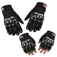 China Adults Outdoor Full Finger Motorcycle Glove Custom Anti-Slip Leather Tactical Glove for sale