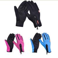 China Mountain Bike Cycling Gloves Full Finger Touch Screen Anti-Slip Windproof Racing Glove for sale