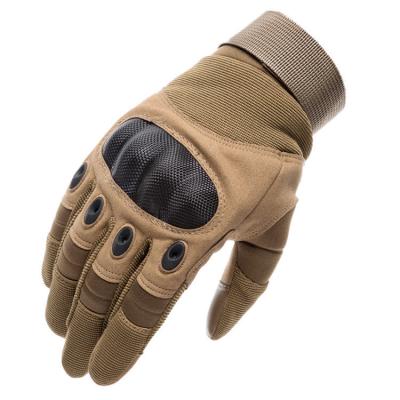 China 25X17cm Outdoor Motorcycle Glove Anti-Slip Leather Tactical Full Finger Touch Screen for sale