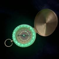 China Waterproof DFG298 Brass Compass Multifunctional Antique Compass for Outdoor for sale