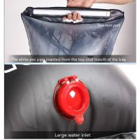 China Outdoor Portable 20L Solar Heated Camping Shower PVC Beach Shower Water Bag Affordable for sale