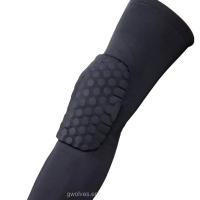 China US 2/Piece Knee Support Lycra Leg Sleeve for Basketball Sport Knee Compression Sleeve for sale