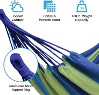 China 80-200 kg Weight Capacity Portable Camping Hammock Customized Request for Cotton Canvas for sale