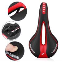 China Full Payment Comfortable Breathable PU Road Bicycle Saddle Cushion for Mountain Bike for sale