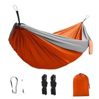 China Double Camping Hammock Outdoor Nylon Parachute Travel Hammock with Customized Options for sale