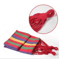 China Multi Color Outdoor Portable Canvas Cotton Hammock for Camping Return refunds Offered for sale