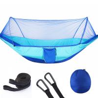 China Automatic Quick Open Nylon Camping Hammock with Mosquito Net Waterproof and Versatile for sale