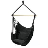 China Garden Hanging Hammock Chair Cotton Swing Chair Compact and Comfortable for Traveling for sale