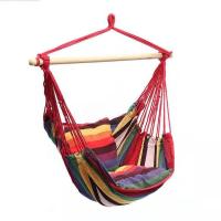 China Garden Hanging Hammock Chair Cotton Swing Chair Compact and Comfortable for Traveling for sale