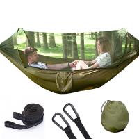 China Automatic Pop up Camping Hammock with Mosquito Net US Currency 0.700kg Gross Weight for sale
