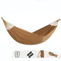 China Outdoor Portable 200x80cm Cotton Hammock for Camping and Travel 30-Day Return Policy for sale