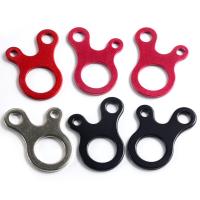 China 3 Holes Stainless Steel Quick Knot Tent Wind Rope Buckle Tightening Hook for Campsite for sale