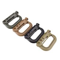 China D Shape Plastic Carabiner Must-Have Accessory for Molle Tactical Backpack for sale