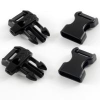 China 15mm Curved Side Release Paracord Whistle Buckle in Package Size 3.00cm * 2.00cm * 0.50cm for sale