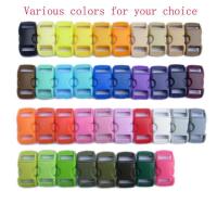 China 10mm Paracord Curved Side Release Buckle Plastic for Paracord Bracelet Manufacturing for sale