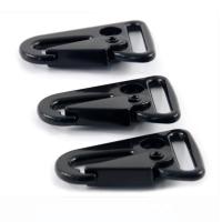 China Black 25mm Metal HK Keychain Snap Eagle Hook for Pet Collar estimated delivery time for sale