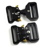 China 38mm Alloy Belt Buckle Quick Release Metal Tactical Cobra Buckle for Outdoor Activity for sale