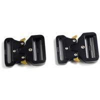 China 38mm Alloy Belt Buckle Quick Release Metal Tactical Cobra Buckle for Outdoor Activity for sale