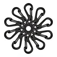 China Outdoor Camping Keychain Hook Mini Sf EDC Carabiner Aluminum Alloy Backpack Hanging Buckle for sale