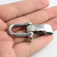 China Adjustable Stainless Steel Screw Pin D Shackle Paracord Bracelet for Secure Fastening for sale