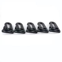 China Shipping Cost Zinc Alloy 25mm Keychain Snap Hook Black Carabiner HK Clip for Bags for sale