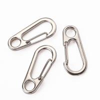 China Mini Aluminum EDC Carabiner Clip Keychain Key Ring Snap Hook Package Gross Weight 0.050kg for sale