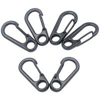 China Mini Aluminum EDC Carabiner Clip Keychain Key Ring Snap Hook Package Gross Weight 0.050kg for sale