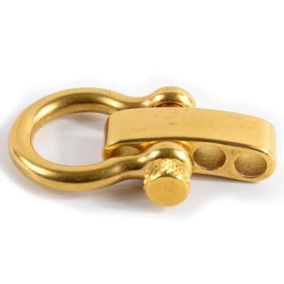China SDF456 Bow Shape Stainless Steel Anchor Adjustable Shackle for Paracord Bracelet for sale