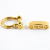 China SDF456 Bow Shape Stainless Steel Anchor Adjustable Shackle for Paracord Bracelet for sale