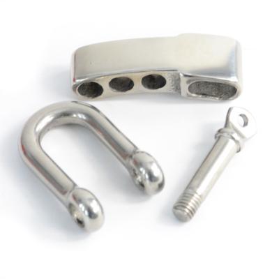 China D Shape Stainless Steel U Shackle for Paracord Bracelet Adjustable and Customizable for sale