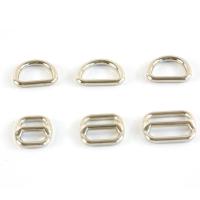 China Package Size 3.00cm * 2.00cm * 0.50cm Silver Metal D Ring Tri Glide Slider 20mm 25mm for sale