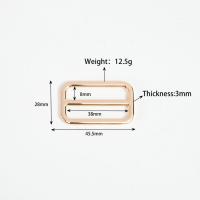 China 25mm Adjustable Metal Slider for Handbag Triglide Buckle Used Forhandbag or Dog Collar for sale