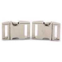 China WET689 20mm Metal Release Curved Buckle Zinc Alloy Side Release Buckle for Handbag for sale