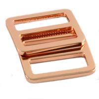 China Zinc Alloy Tri Glide Slider 20mm 25mm Metal Buckle for Square Pet Collar Customization for sale
