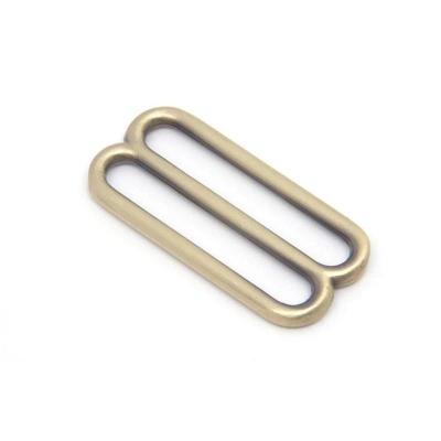 China 38mm Metal Tri Glide Adjuster Buckle Handbag Hardware Slider with Sturdy Construction for sale