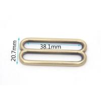 China 38mm Metal Tri Glide Adjuster Buckle Handbag Hardware Slider with Sturdy Construction for sale
