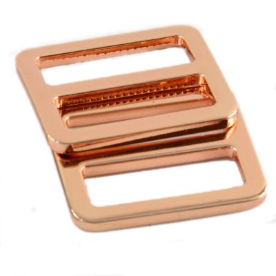 China Adjustable Metal Tri Glide Slider 25mm 38mm Metal Slide Buckle for Handbag Affordable for sale