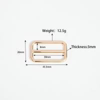 China Adjustable Zinc Alloy Metal Tri Glide Slider Buckle 20mm 25mm 38mm for Shipping Cost for sale