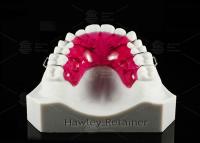 China Comfortable Stainless Steel Acrylic Hawley Retainer Effective Orthodontic Solution for sale
