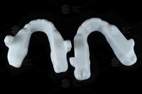 China Medical-grade Nylon Occlusal Splint Night Guard with Flexible CAD/CAM Design for Bruxism Protection for sale
